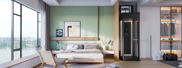 Shaftless Home Elevator | Space-saving solution | Cibes Symmetry